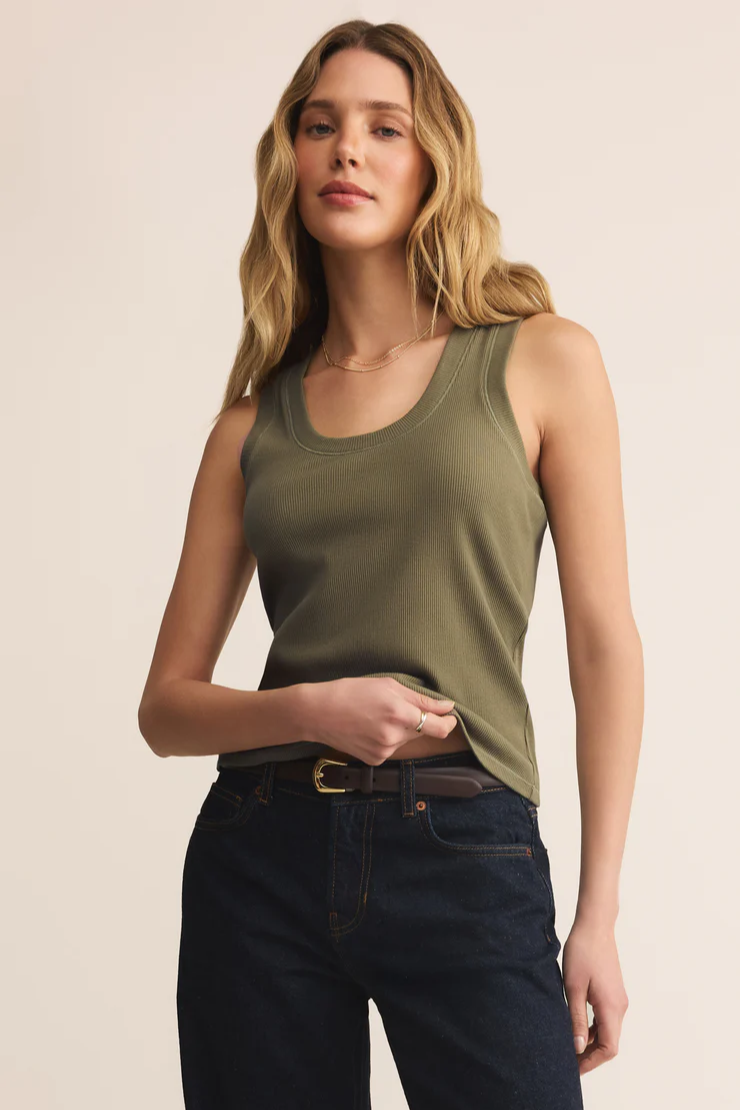 Sirena Rib Tank – Blue Gardenia Boutique